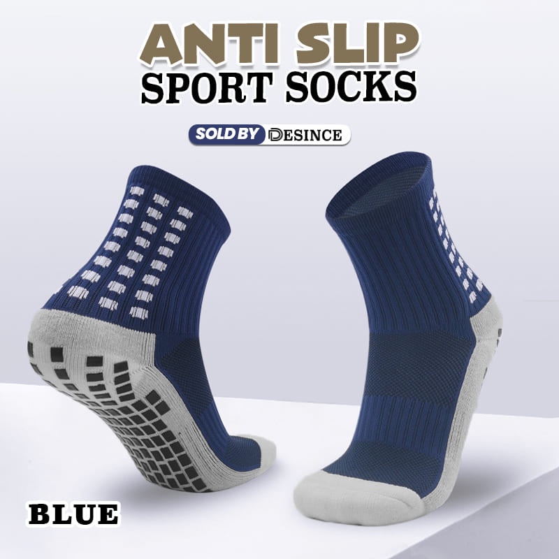 🇲🇾 DESINCE Anti Slip Socks Futsal Socks Stokin Football Soccer Thick ...