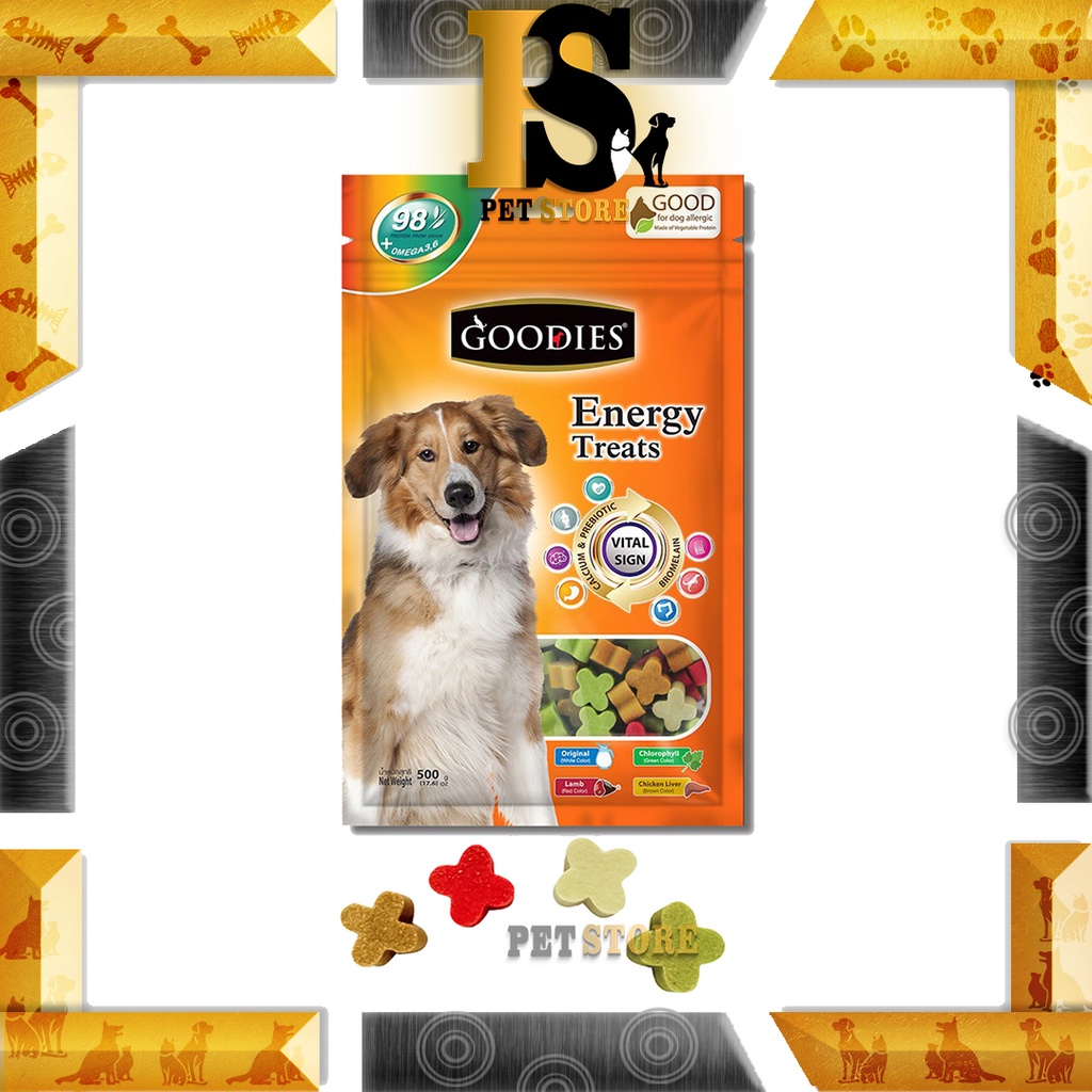 Goodies Dog Energy Treat Flower Shape Assorted (500g) | Shopee Malaysia