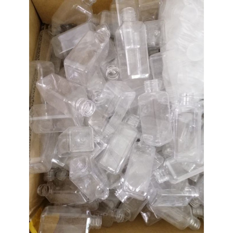 A2 Botol flip cap kosong empty plastic bottle gel transparent bottles ...