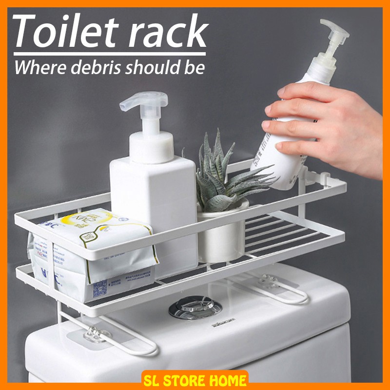 Toilet Rack Toilet Storage Organization Supplies Toiletries Storage ...
