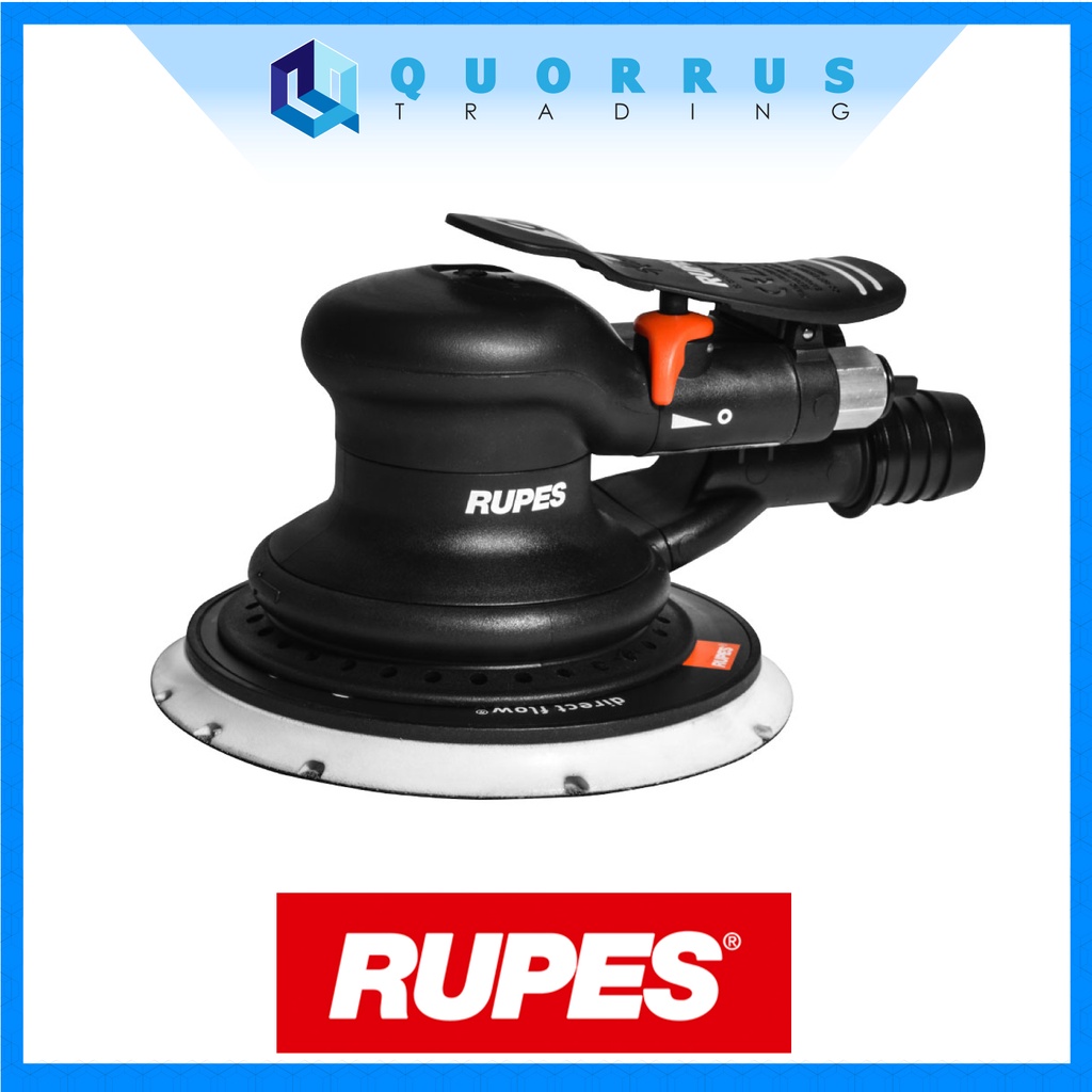 RUPES ITALY RANDOM ORBITAL PALM PNEUMATIC SANDER WITH 150MM PAD AND 6MM ...