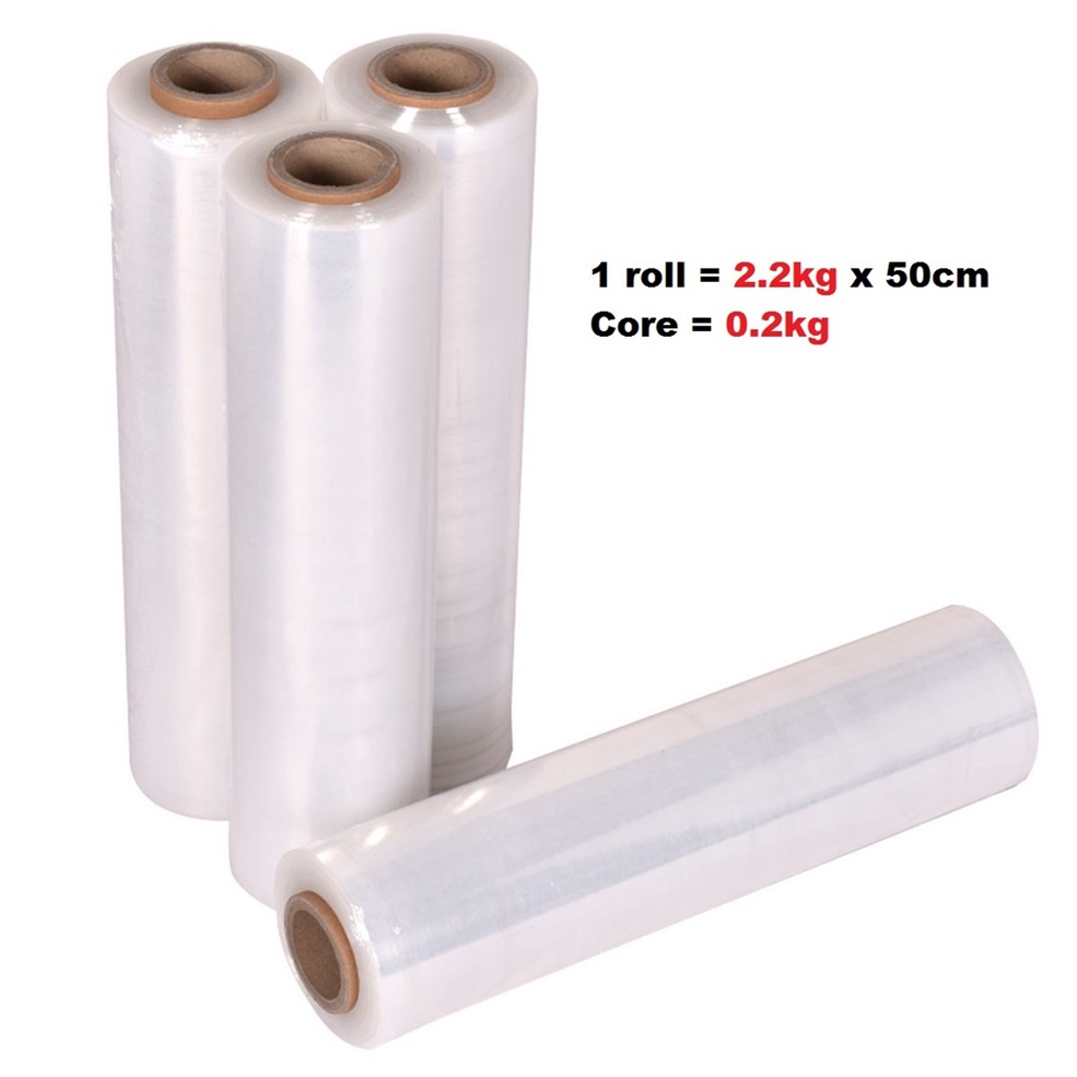 High Quality PE Stretch Film 2.0Kg X 500mm, Core=0.2kg | Shopee Malaysia