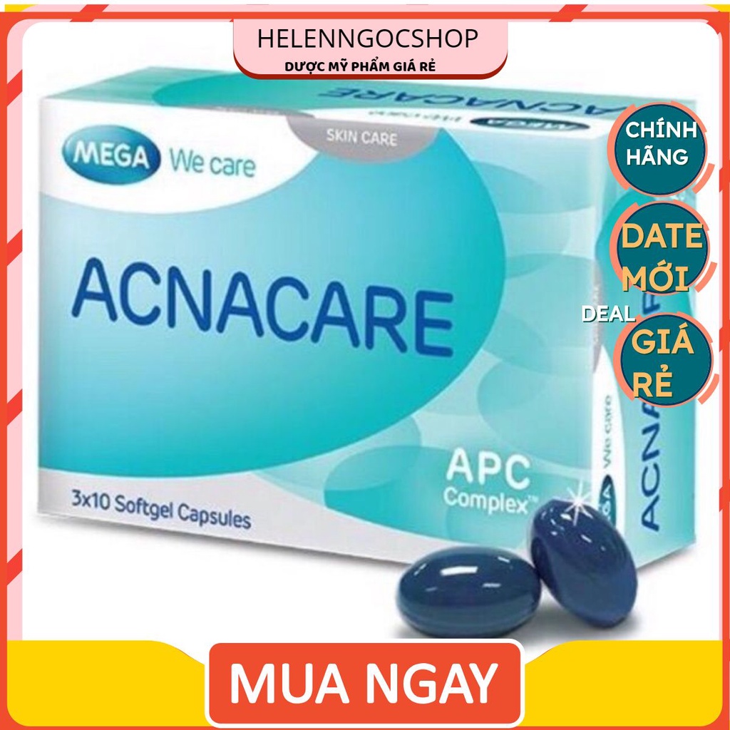 Acnacare pills to help reduce sebum secretion and prevent acne, box of ...