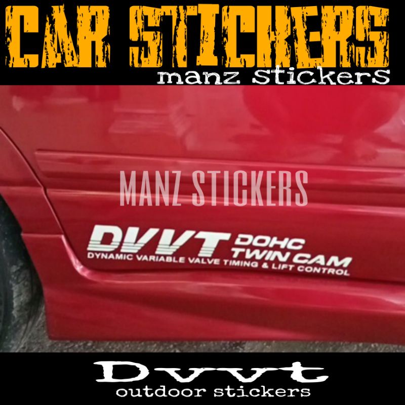 DVVT DOHC TWIN CAM / CAR STICKER PERODUA | Shopee Malaysia