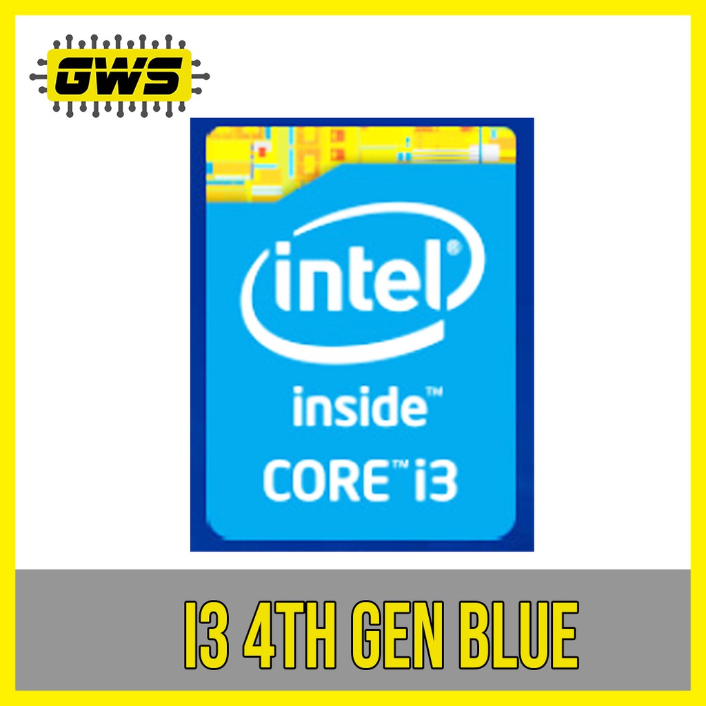 Intel Stickers i3, i5, i7 4th Generation For Laptop/Desktop | Shopee ...