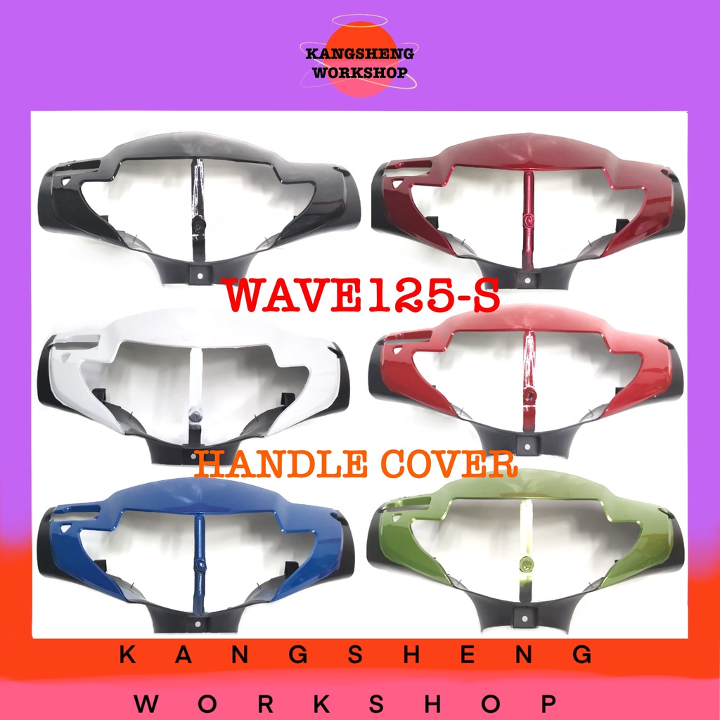 HONDA WAVE125-S HANDLE COVER (NORMAL/ORIGINAL) ~ *BLACK/GREY/WHITE/NEW ...
