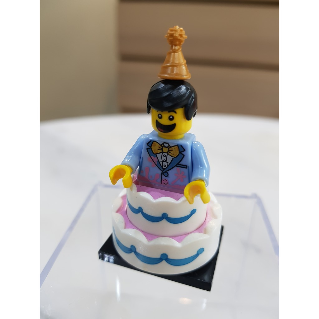 Birthday Cake Suit Guy minifigure lego compatible | Shopee Malaysia