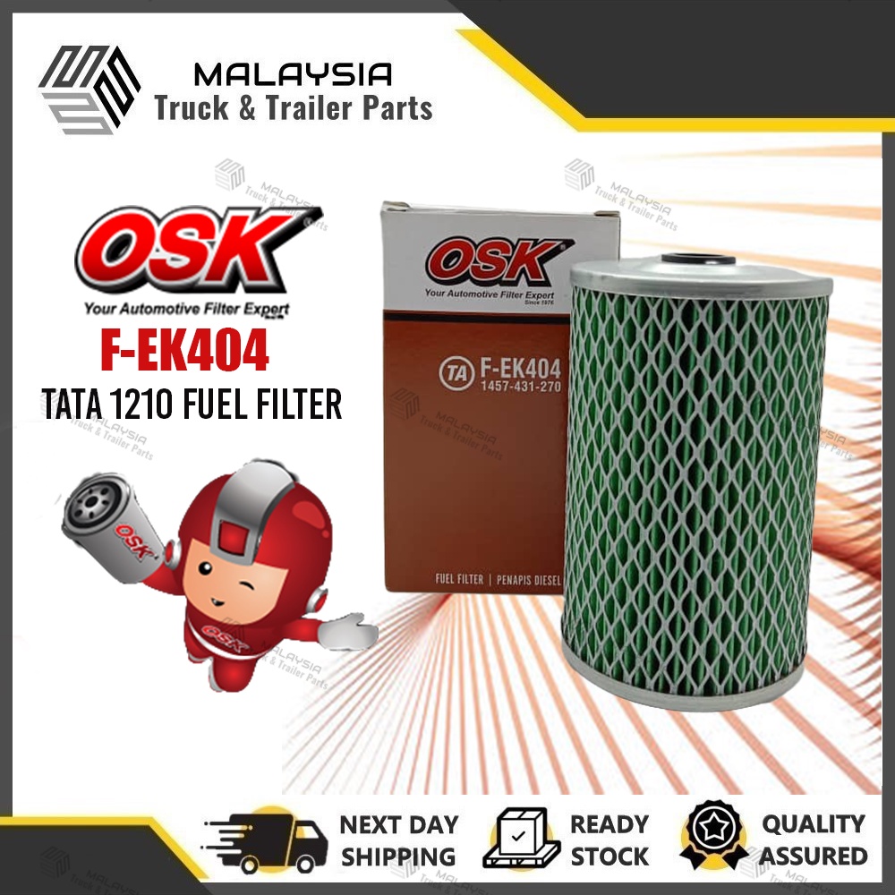 OSK F-EK404 FUEL FILTER TATA 1210 SE ( 0004774515) PENAPIS DIESEL LORI ...