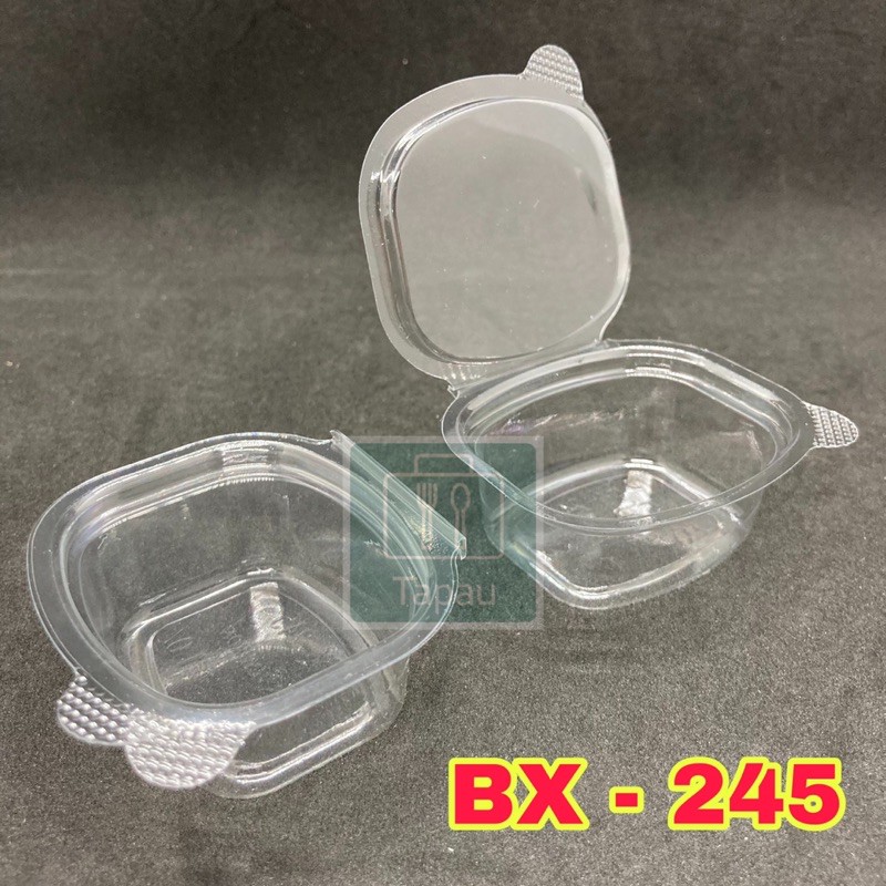 TAPAU - BX-245 1oz Plastic Container With Lid / Sauce Container / Bekas ...