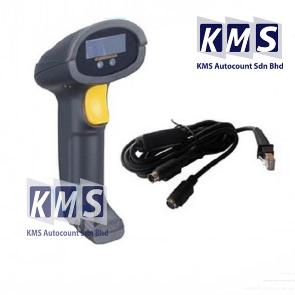 PS2 Keyboard Port Round Port Laser Barcode Scanner Gun Scanner ...