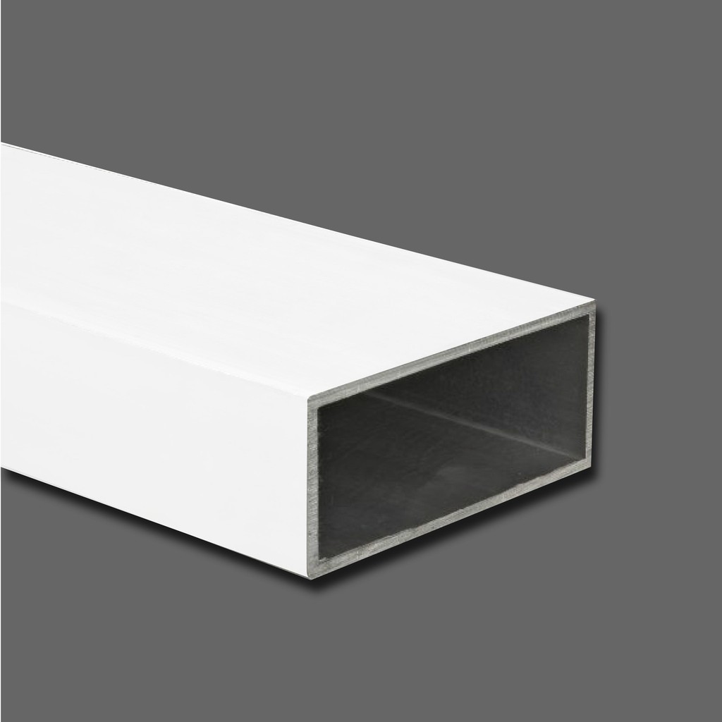 44mm x 76mm / 1 3/4 x 3Inch Aluminium Rectangular Hollow Bar 2ft / 4ft ...
