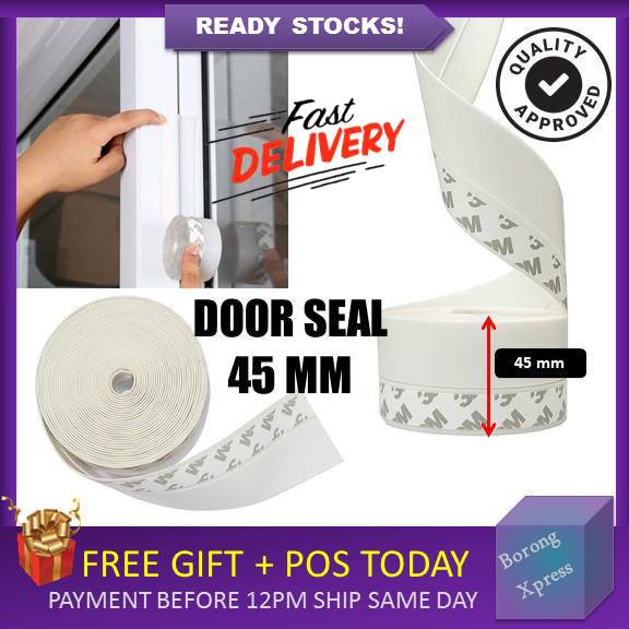 Door Seal - Door Seal Block For Protect from Insect (TRANSPARENT)(45 MM ...