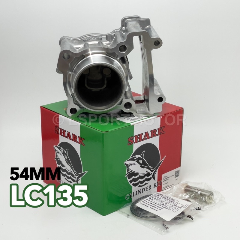 YAMAHA LC135 CYLINDER BLOCK ASSY - 54MM (STANDARD) SHARK | Shopee Malaysia