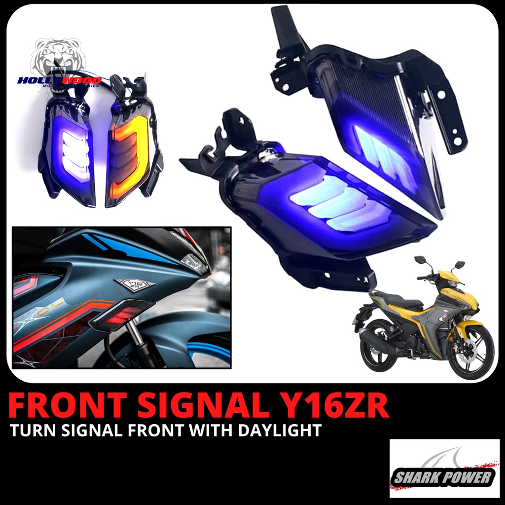 YAMAHA Y16 Y16ZR LAMPU SIGNAL DEPAN FRONT SIGNAL WITH DAY LIGHT COLOR ...