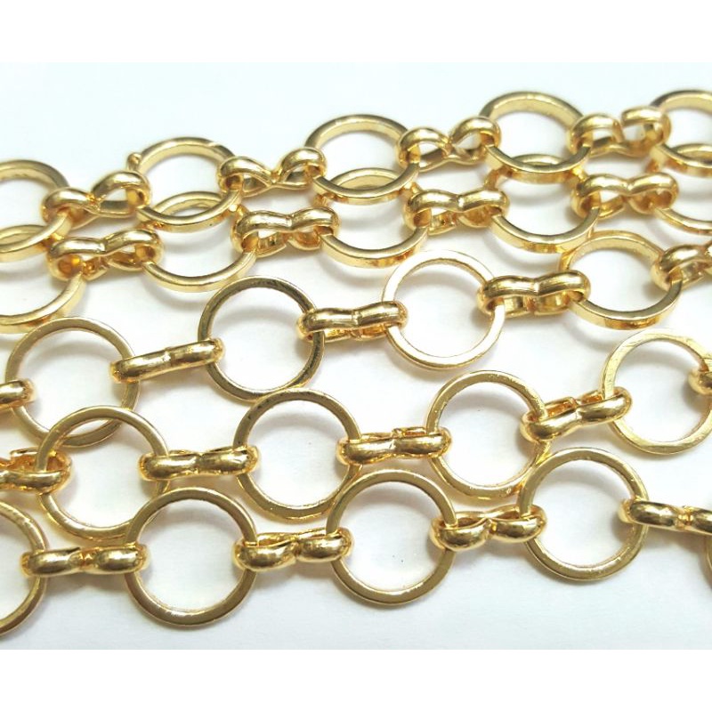 Quality Handmade Jewelry Chain, *Flat Round* Links with S-shape ...