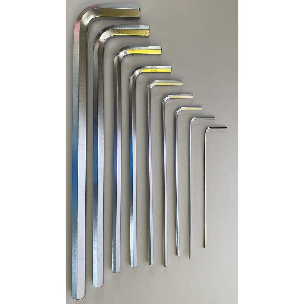 SEMENYIH SL 9 PCS Extra Long Hex Key Wrench Set (Hexagonal 6 Angle ...