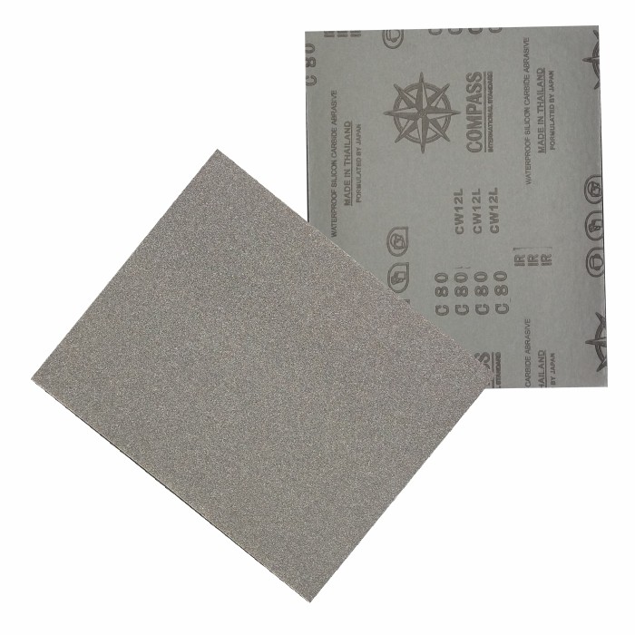 COMPASS Waterproof Abrasive Sand Paper Wet And Dry Sandpaper (9") Made ...