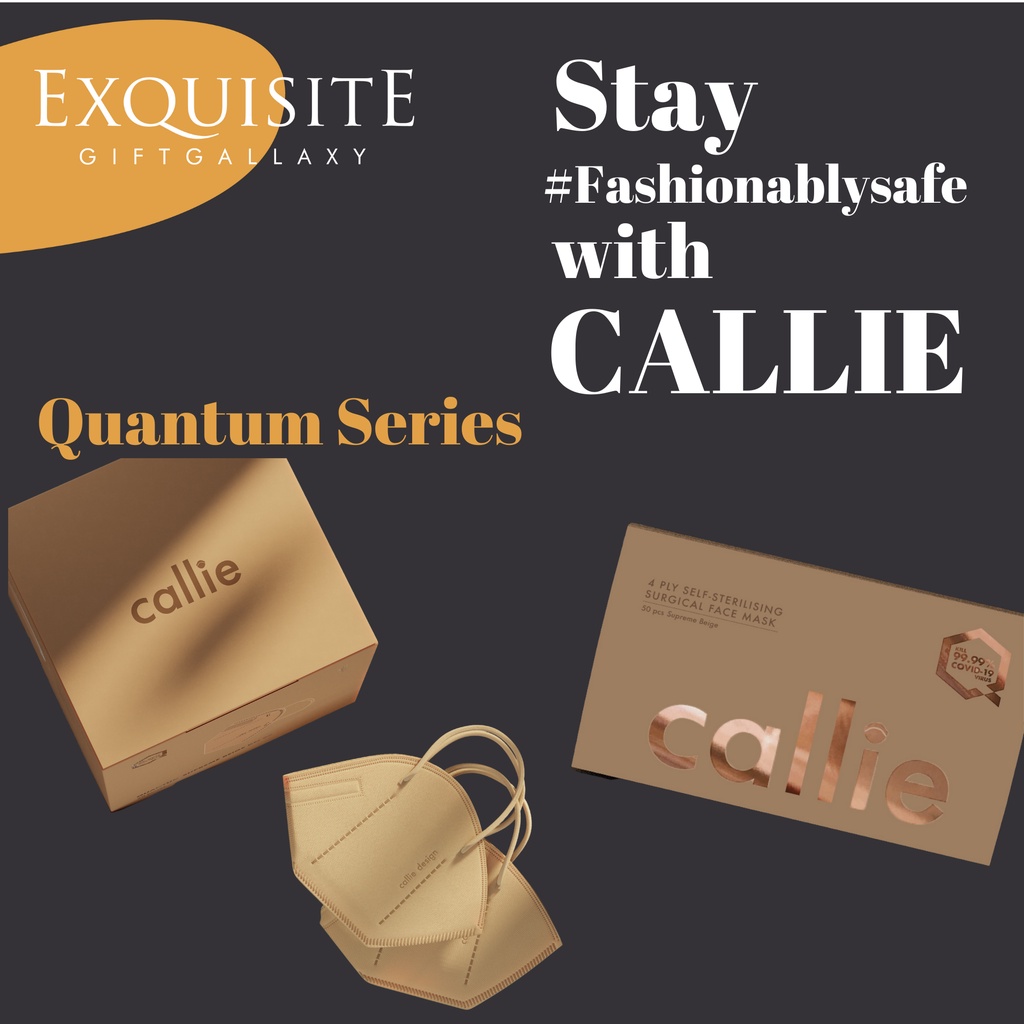 CALLIE KN95 / 4 PLY Quantum Series Copper Coating / KF94 Surgical Face ...