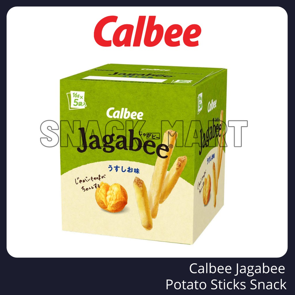 Calbee Jagabee Potato Sticks Snack ( Butter Soy Sauce / Lightly Salted ) 80g | Shopee Malaysia