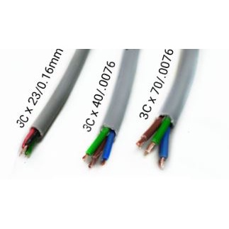 Loose Cut (1 Meter) - Flexible Cable / temporary cable / 3C / 2C (3 ...