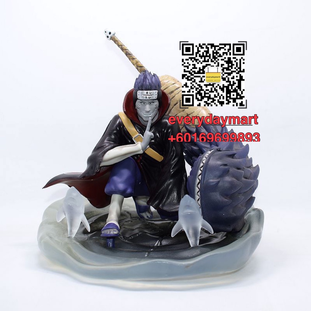 NARUTO🔥KISAME HOSHIGAKI SQUATTING POSE 20cm🔥ACTION FIGURE TOYS GK ...