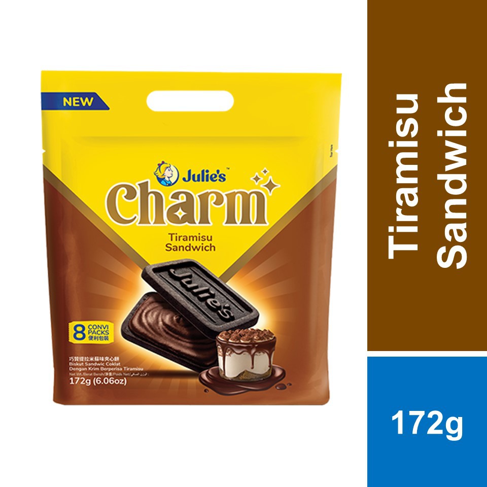 Julie's Charm Tiramisu Sandwich 172g | Shopee Malaysia
