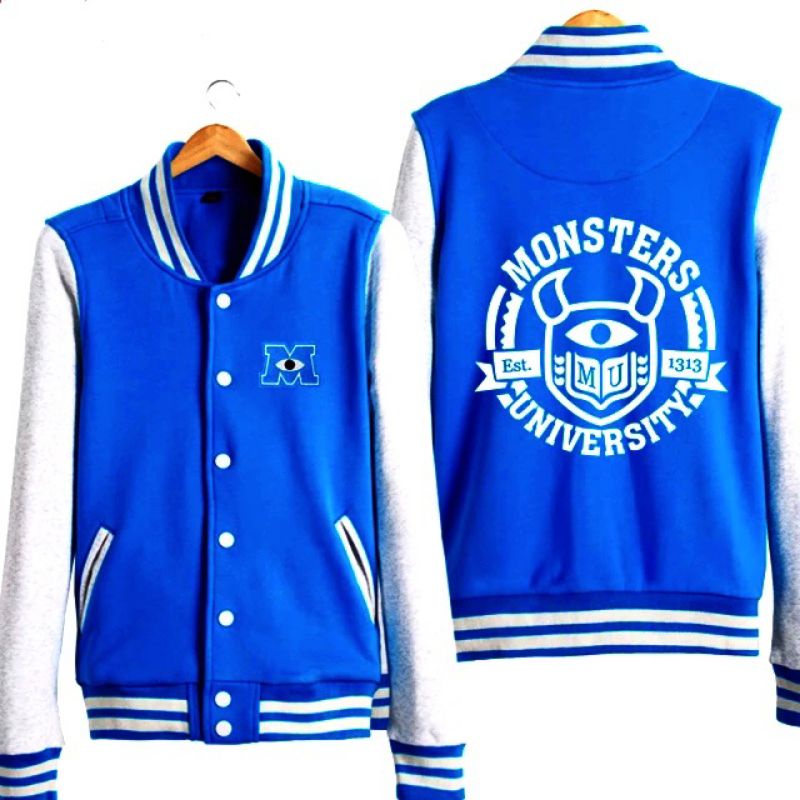 Monster University Varsity/baseball Jacket | Shopee Malaysia