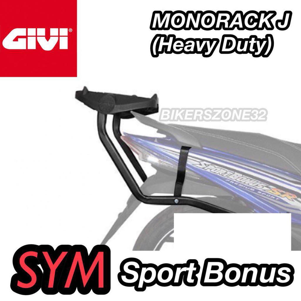 SYM Sport Bonus / Sport Bonus SR GIVI 100% Original Monorack J (Heavy Duty) | Shopee Malaysia