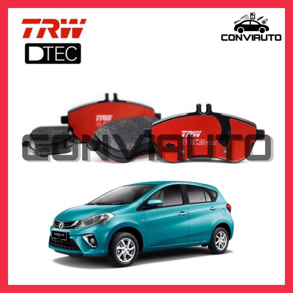 PERODUA MYVI NEW MODEL 17' FRONT TRW DTEC DISC BRAKE PAD (GDB8977DT ...