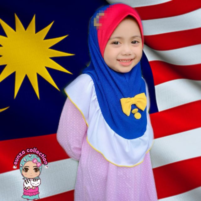 🔥HOT SALE🔥Tudung Merdeka budak READY STOCK | Shopee Malaysia