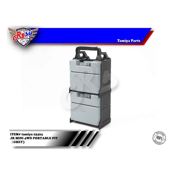 TAMIYA 15424 JR MINI 4WD PORTABLE PIT (GREY) IN STOCK | Shopee Malaysia
