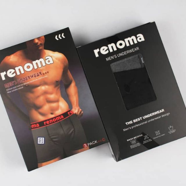 Renoma Boxer 3 in 1 Box | Shopee Malaysia