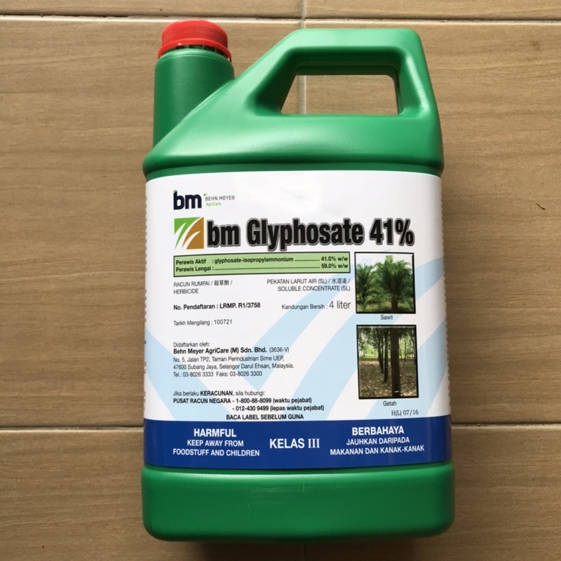 🔥BIG SALES🔥 [100% Original] [4L] BM Glyphosate 41% / Racun Rumput ...