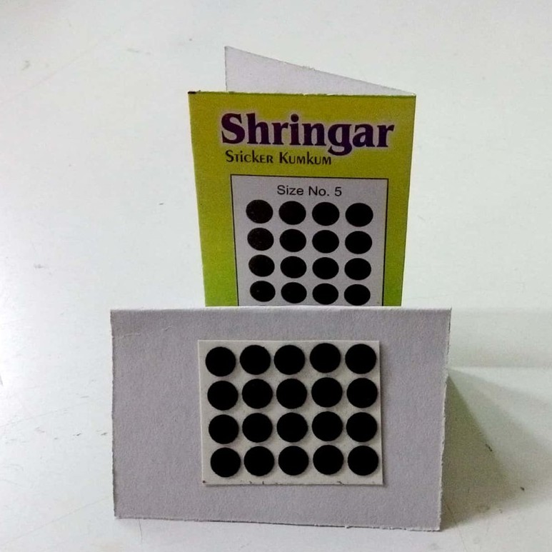 Nakshtra/Shringar Sticker Pottu / Bindi ( Black ) | Shopee Malaysia