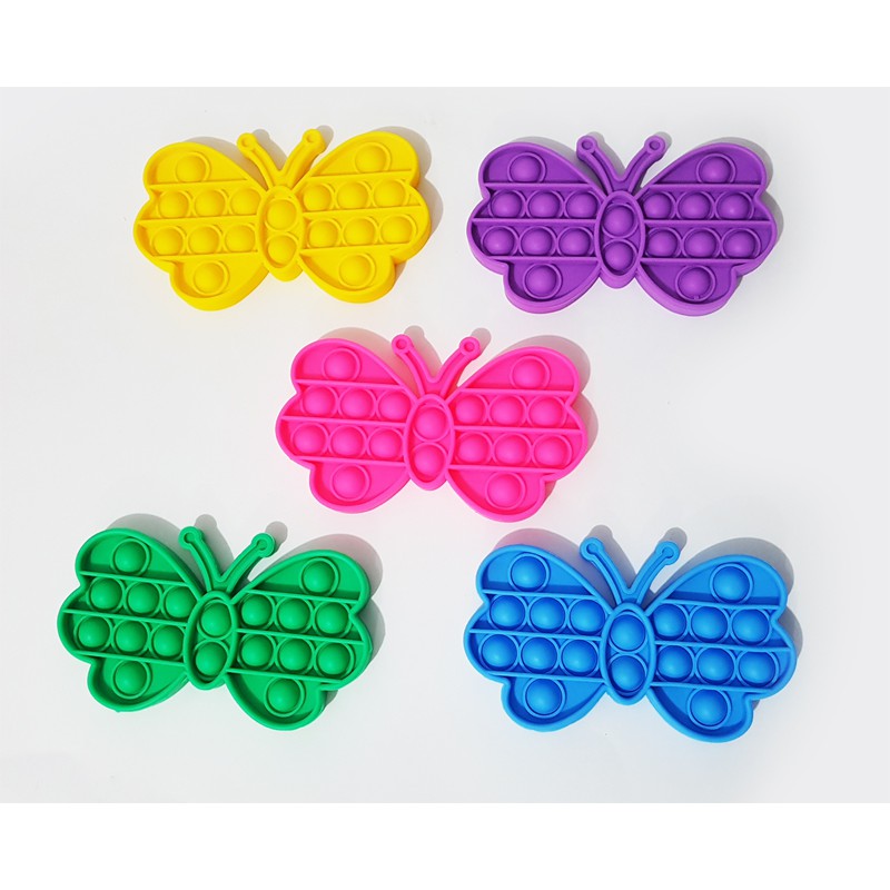 Push Pop It Popit Popits Bubble Fidget Toys Butterfly Toys | Shopee ...