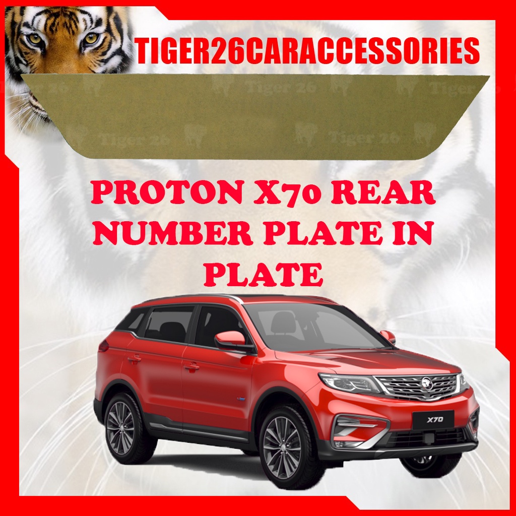 PROTON X70 REAR CAR NUMBER PLATE IN PLATE LICENSE PLATE BLACKBOARD ...