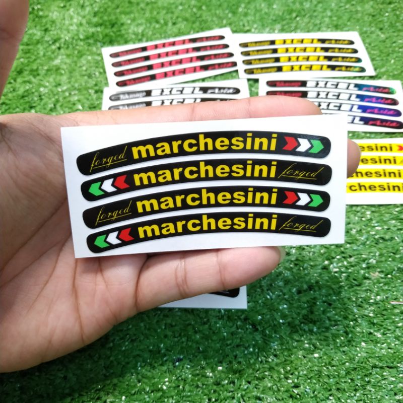 Sticker Rim marchesini, Sticker Excel Takasago | Shopee Malaysia