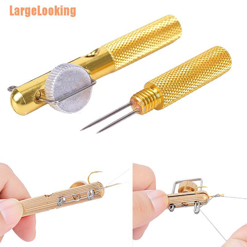 LargeLooking *# Metal Fishing Hook Knotting Tool & Tie Hook Loop Making ...