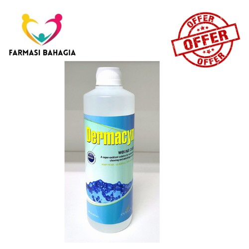 [ Exp 8/2027 ] DERMACYN WOUND CARE 500ML - For Wound Dressing | Shopee ...