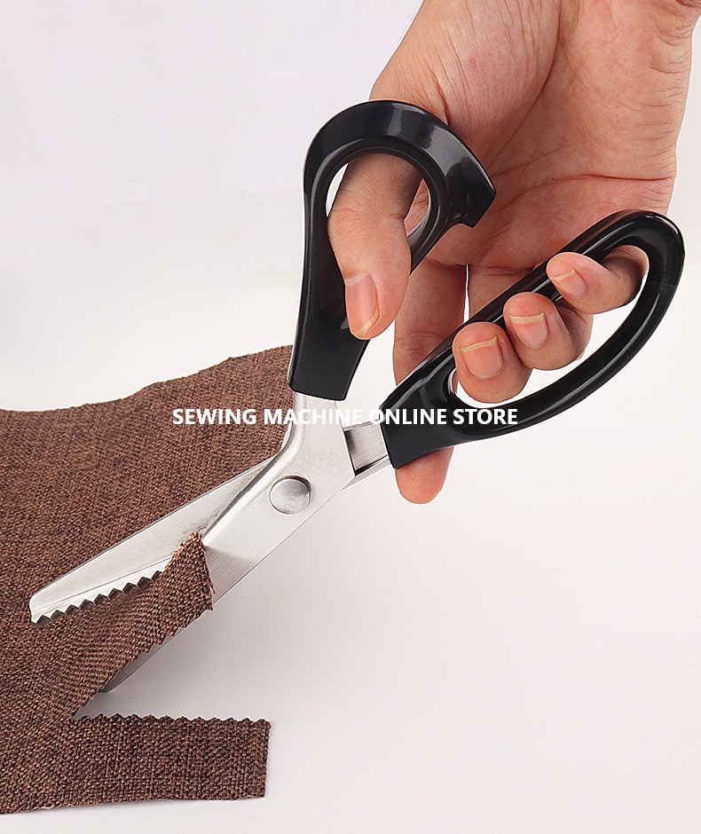 🔥READY STOCK🔥 Tailor Scissors Triangle Tooth Sewing Scissor / Zigzag ...