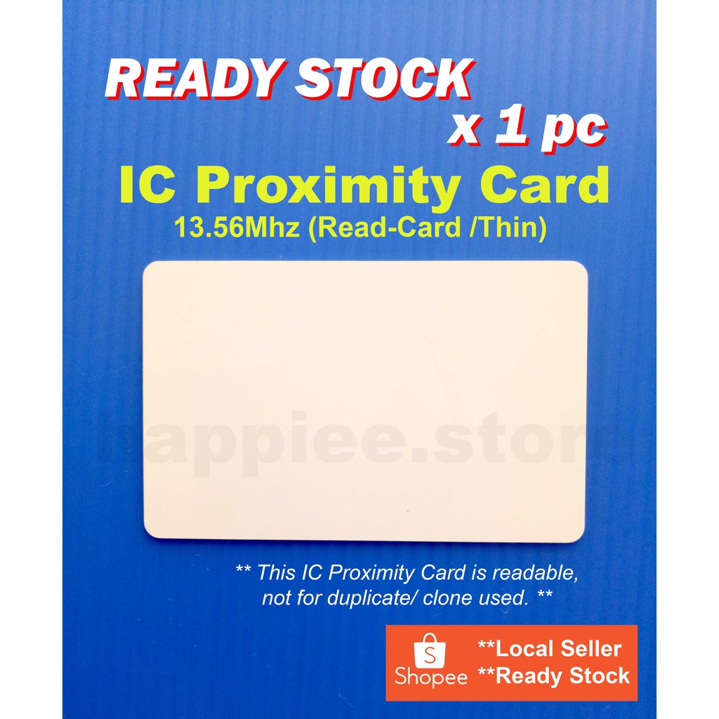 IC Read-Card 13.56Mhz IC Proximity Smart Card -1pc | Shopee Malaysia