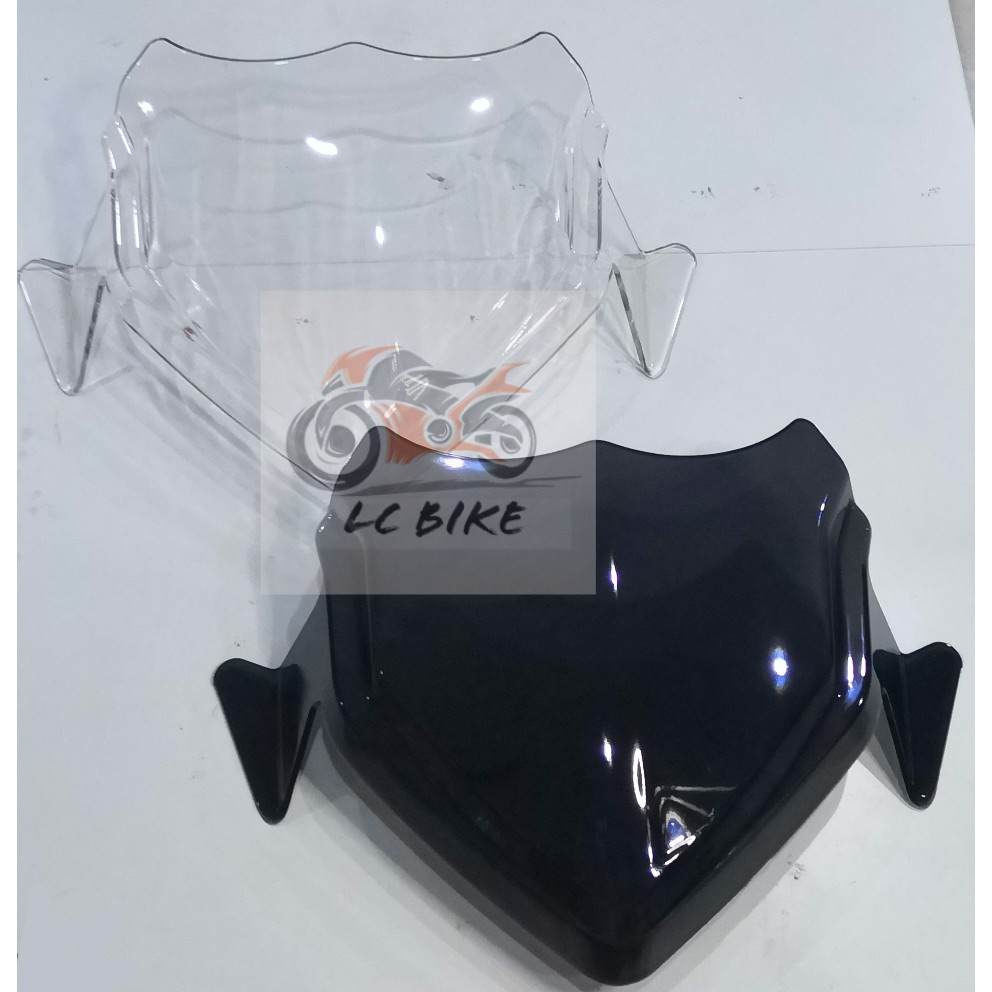 SYM VF3I VF3 i 185 COWLING VISOR BLACK CLEAR CARBON | Shopee Malaysia