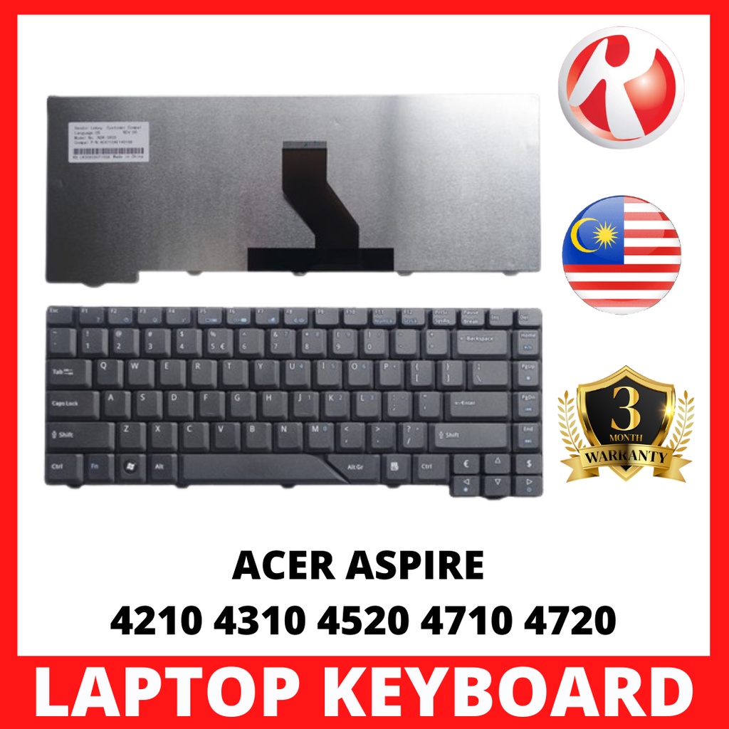 ACER ASPIRE 4210 4310 4520 4710 4720 LAPTOP KEYBOARD REPLACEMENT ...