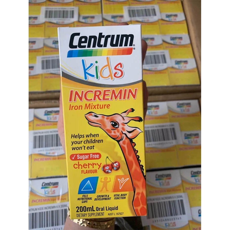 [Standard Air] Centrum Kids Incremin Iron Mixture Australia Siro 200ml ...