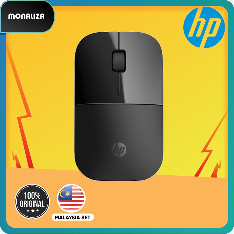 HP Wireless Mouse Z3700 - Black/Blue/Pink | Shopee Malaysia