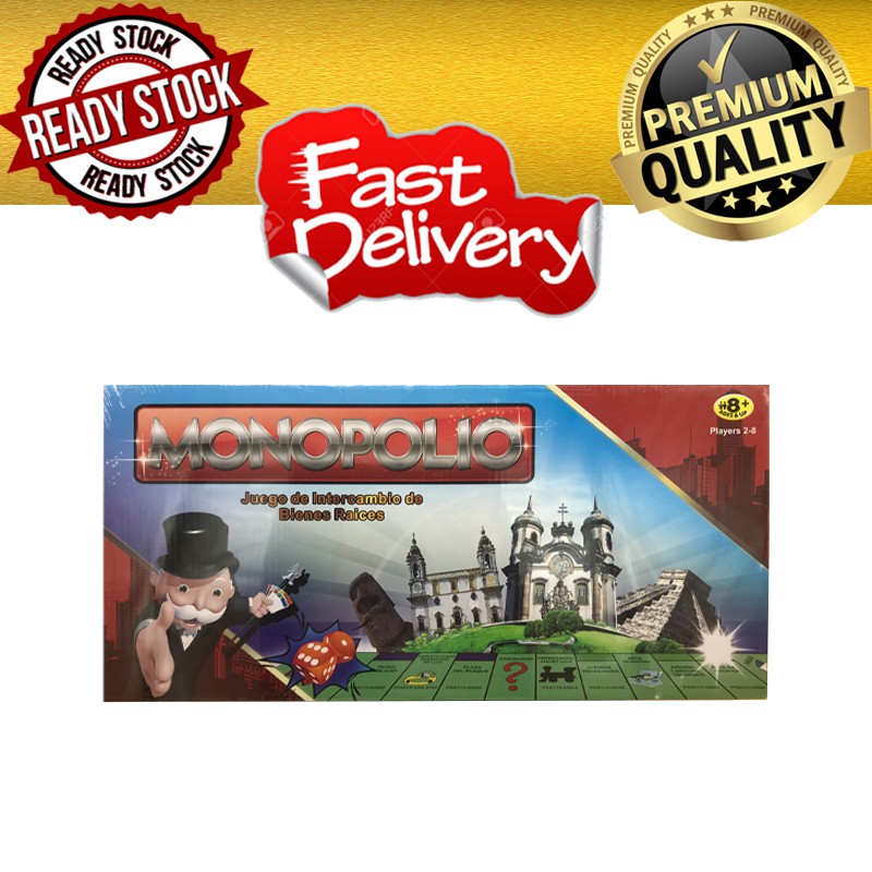 Jutaria Board Game Monopoly Billionaire Millionaire Game Saidina Juego ...