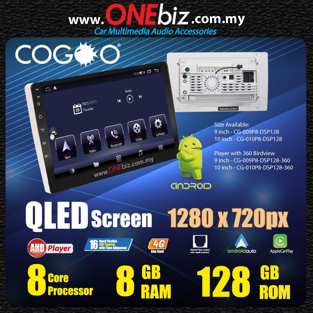 Cogoo CG8 8GB RAM + 128GB ROM - CG-009P8-DSP128 / CG-010P8-DSP128 | Shopee Malaysia