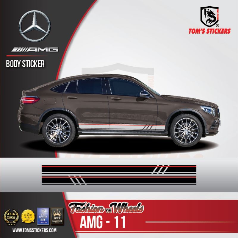Mercedes Body sticker set | Shopee Malaysia