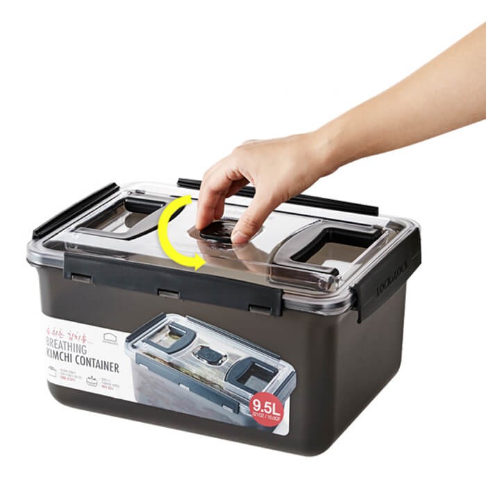 Lock&Lock Breathing Kimchi Fermentation Food Storage Container with Air ...