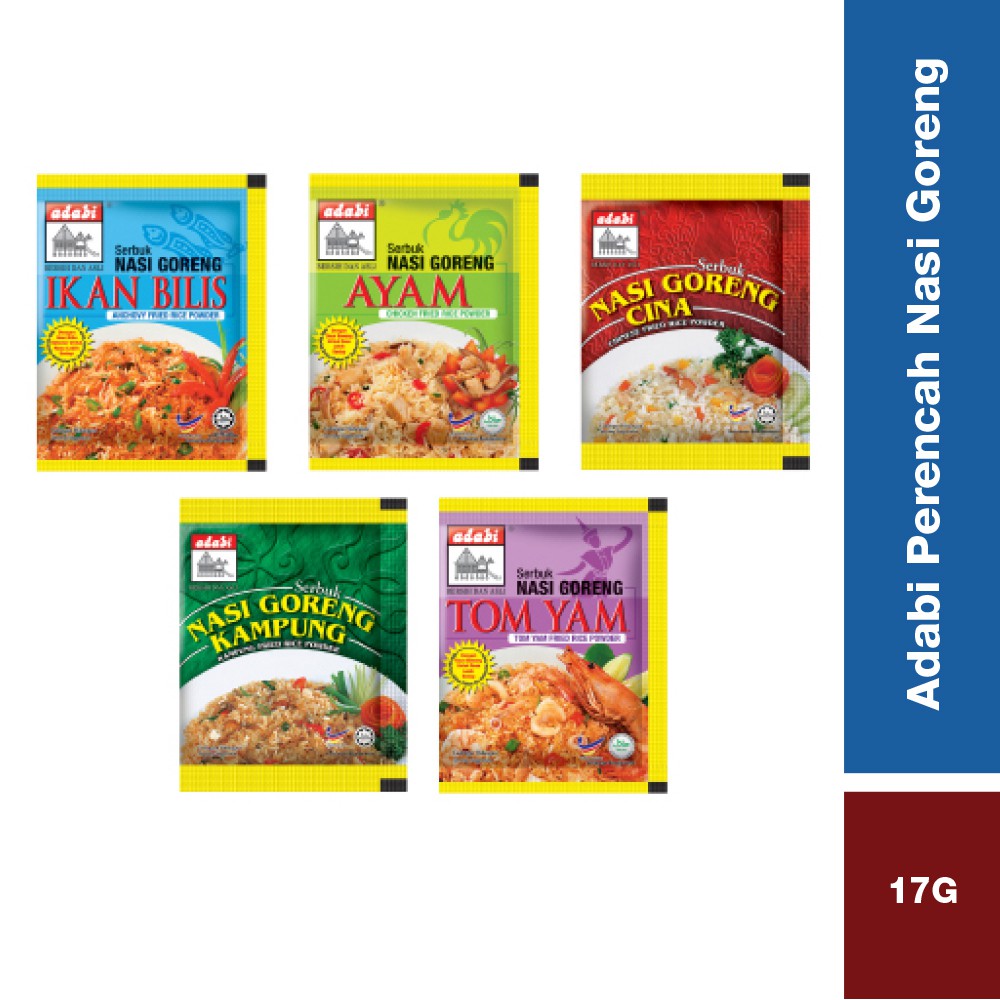Adabi Perencah Serbuk Nasi Goreng (17g) | Shopee Malaysia